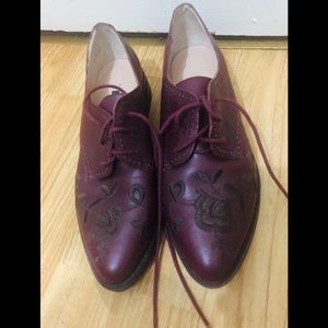 French Connection Shoes | Maci Oxford Burgundy | Poshmark